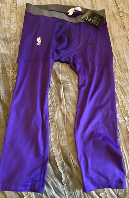 NIKE Pro Worm NBA Basketball Compression Pants Purple AA0058-504 New XL ...