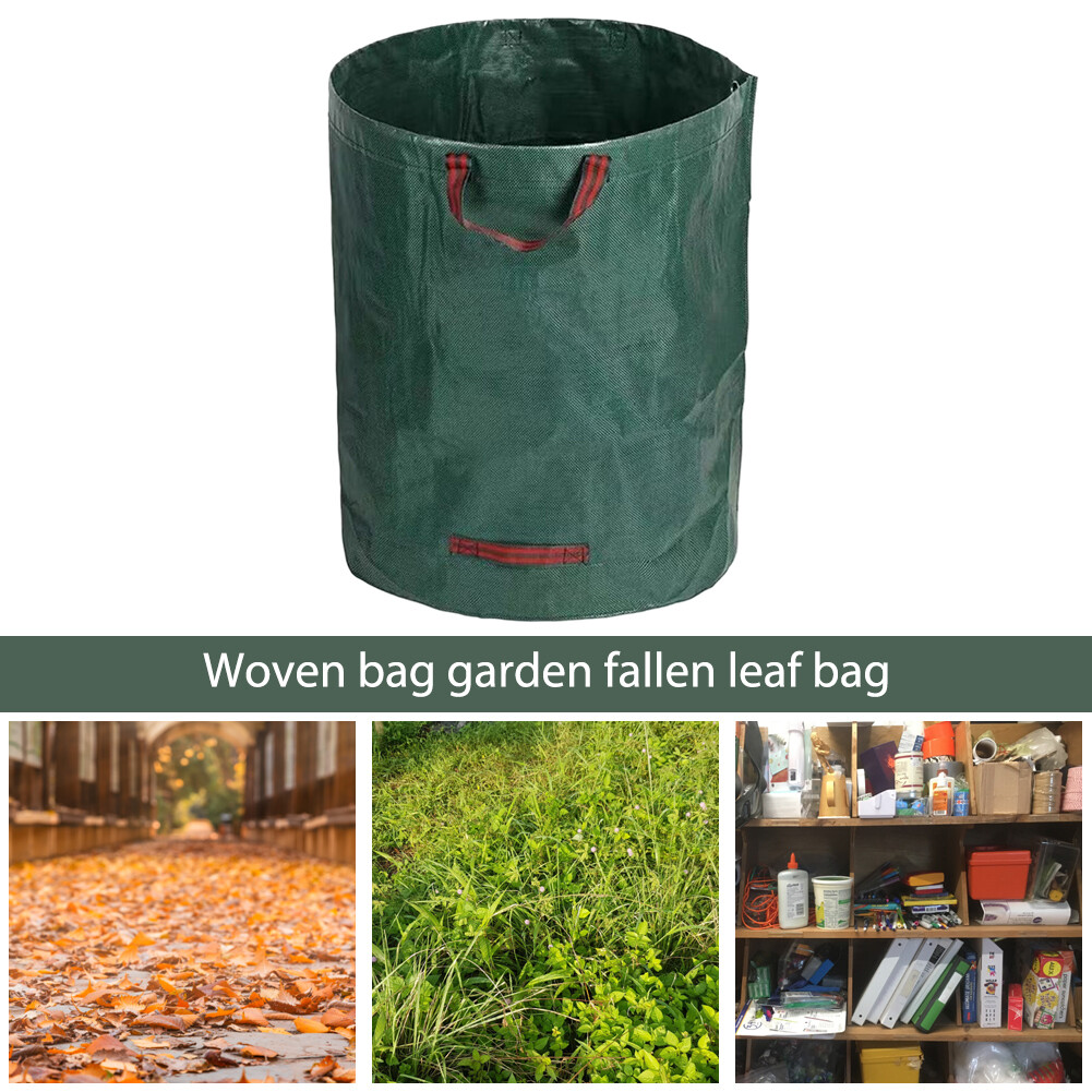 Foldable Garden Waste Bag Reusable Leaf Grass Container for Lawn Yard ...