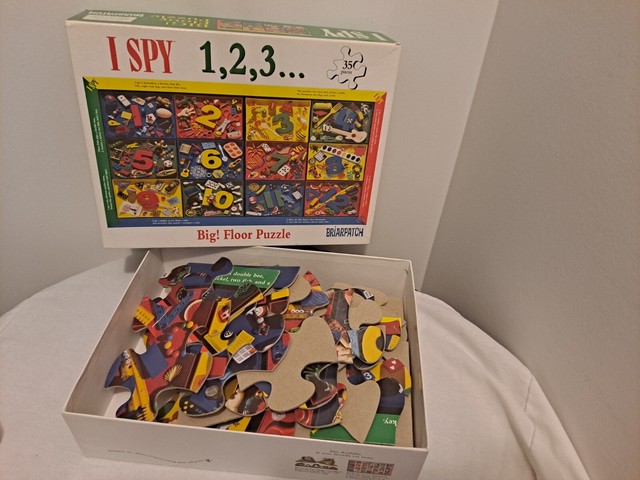 I Spy Alphabet Big Floor Jigsaw Puzzle 35 PC 18 X 29.5” Complete ...