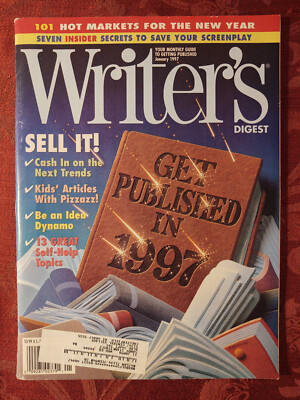 WRITERS DIGEST magazine January 1997 Eric Maisel David Baldacci Pat Gallant | eBay
