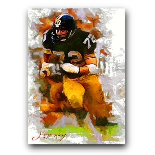 Gerry Mullins Art Card Limited 26/50 Edward Vela Signed (Pittsburgh ...