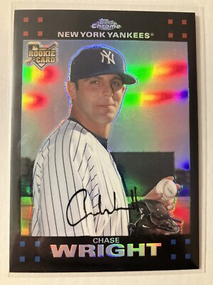 2007 Topps Chrome Refractor Chase Wright #277 Rookie RC | eBay