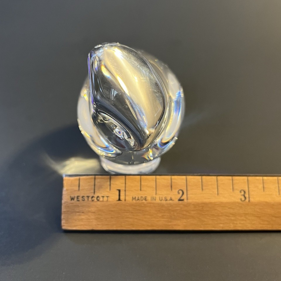 Baccarat Crystal Owl Paperweight Figurine 3" H Corinthian Owl France ...