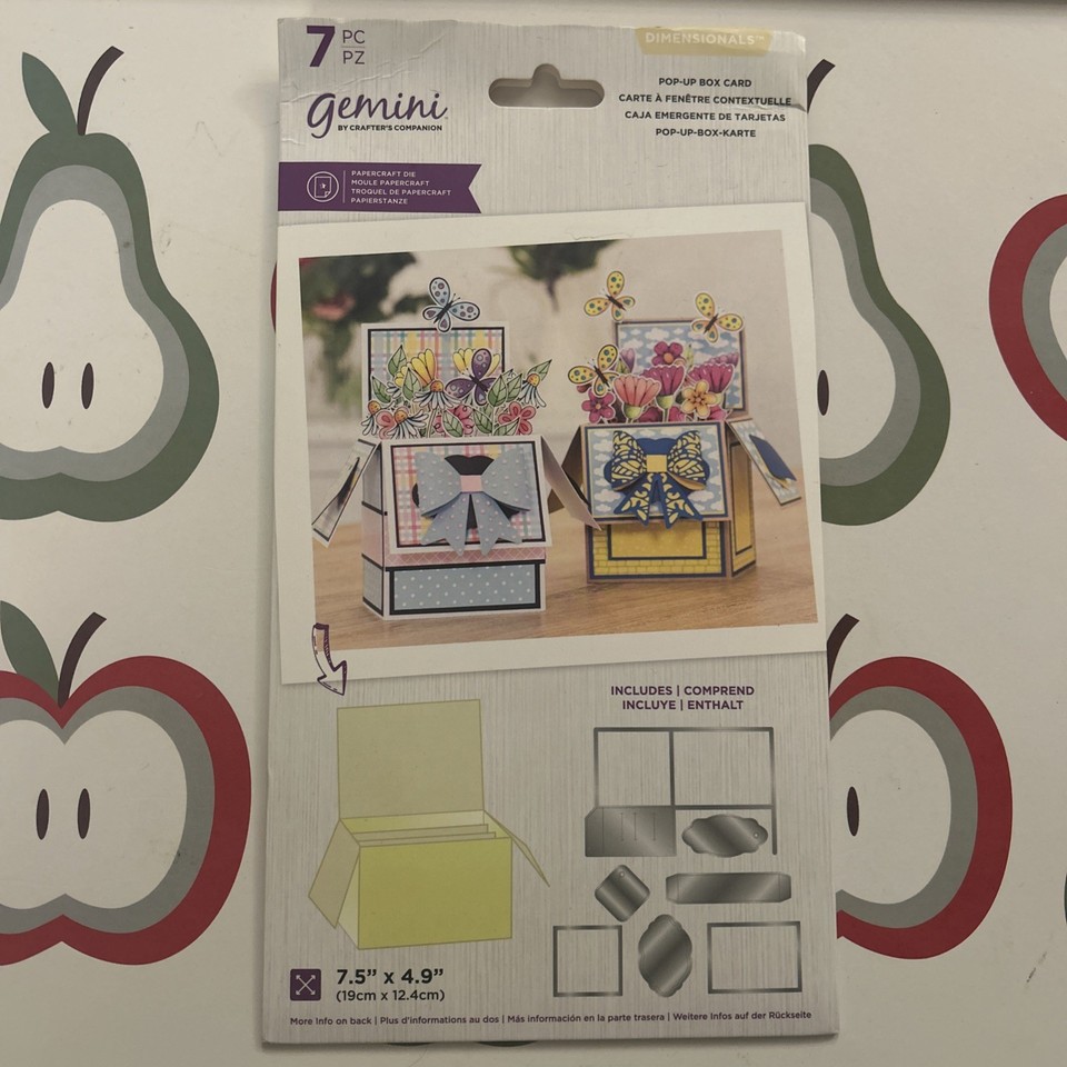 Crafters Companion Gemini Pop Up Box Card & Vintage Tea Party ...