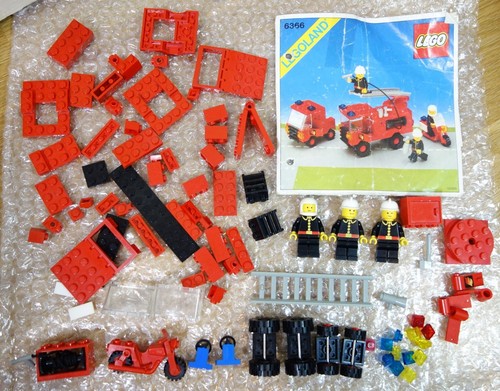 1984 Lego Legoland 6366 Fire Rescue Squad | eBay