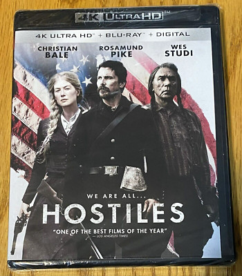 Hostiles 4K Ultra HD + Blu-ray + Digital (Christian Bale) *NEW/SEALED ...