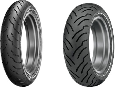 DUNLOP ELITE WHITE 130/80-17 180/65-16 TIRE HARLEY ELECTRA GLIDE ROAD ...