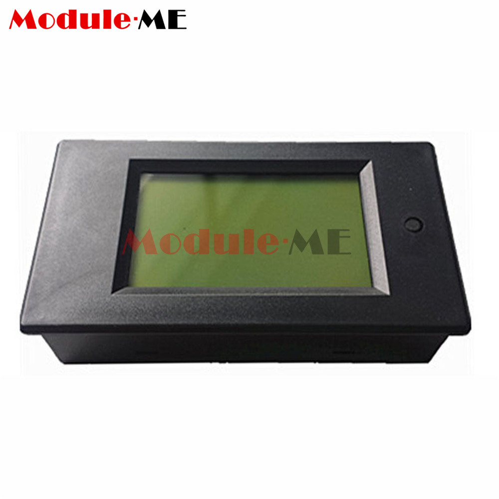20A AC Digital LCD Panel Power Meter Monitor Power Energy Ammeter ...