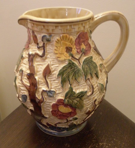 INDIAN TREE JUG - HAND PAINTED - H J WOOD, STAFFORDSHIRE, ENGLAND | eBay UK