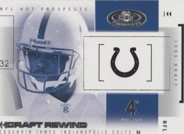 2004 Fleer Hot Prospects - Draft Rewind #4 DR Edgerrin James for sale ...