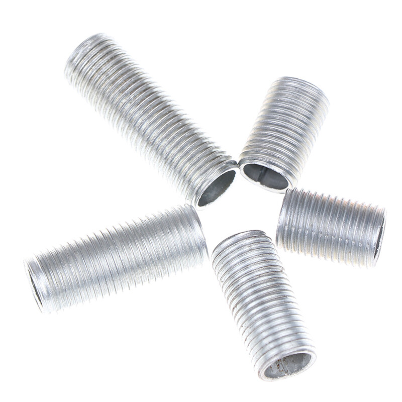 5Pcs M10*1mm 1/1.5/2.5/3CM Allthread Hollow Threaded Tube Electrical ...