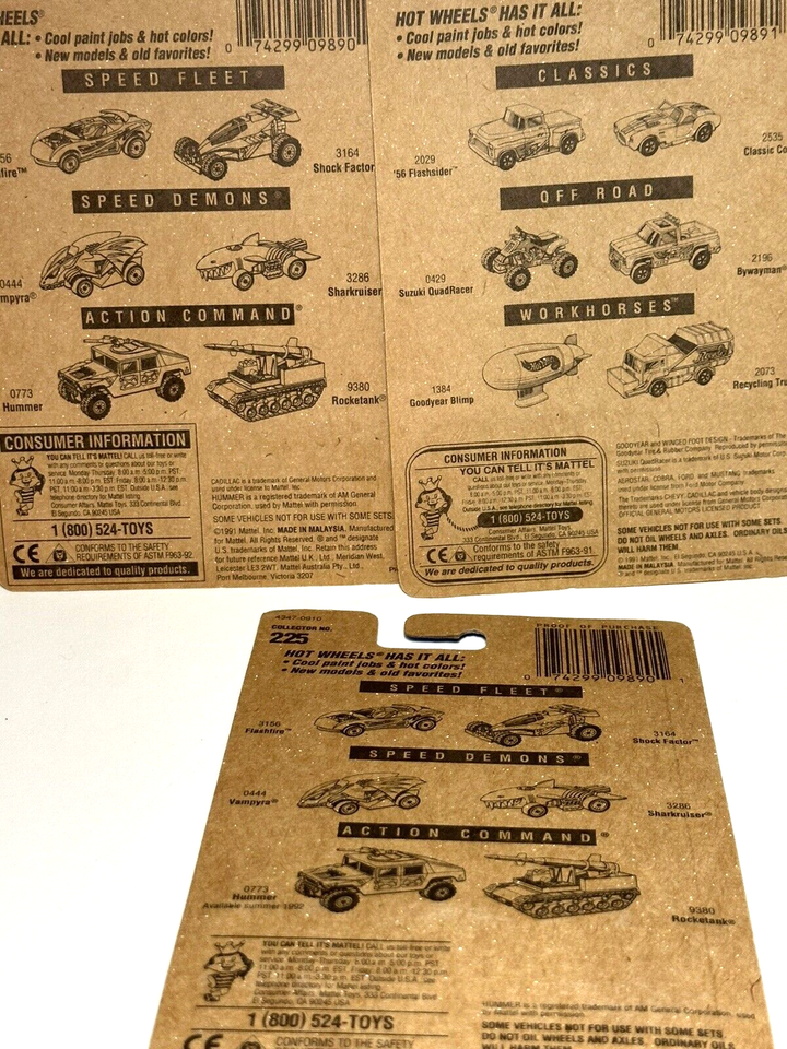Three Vintage Hot Wheels White Walls Diecast Cars in new packaging | eBay