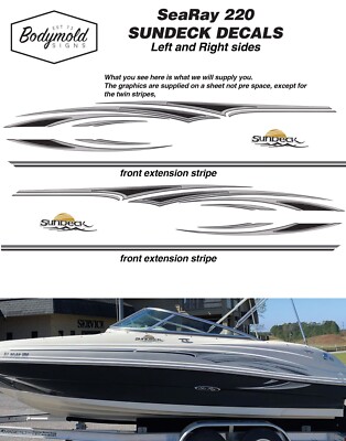 SeaRay 2006 220 SUNDECK Decal/Graphics | eBay Australia