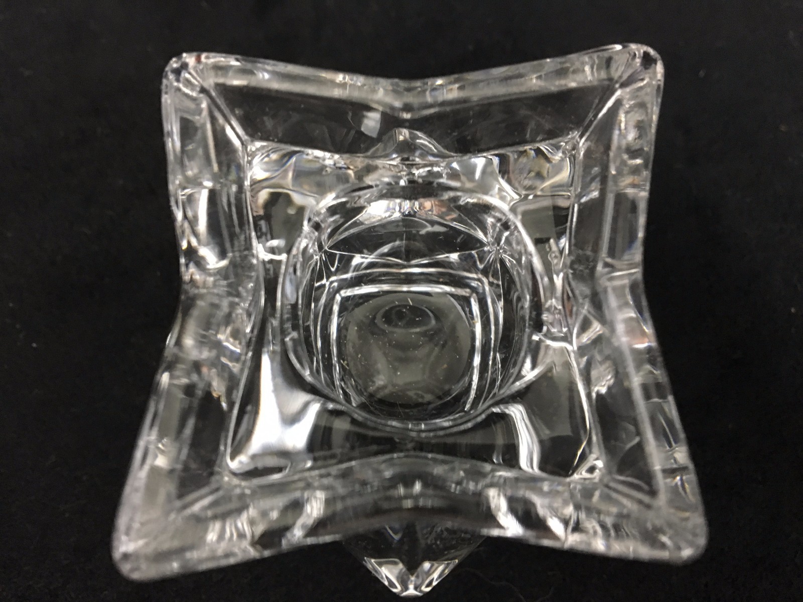 Lead Crystal Star Candlesticks Toscany Classics Set of 6 Stackable St ...