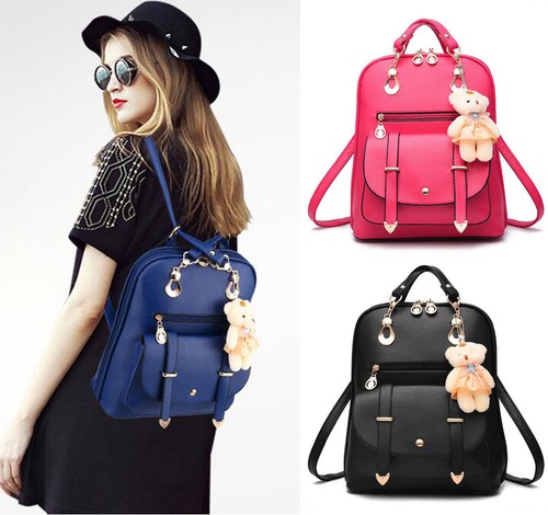 Womens Ladies Backpack Handbag Shoulder Travel School Bags Girl ...