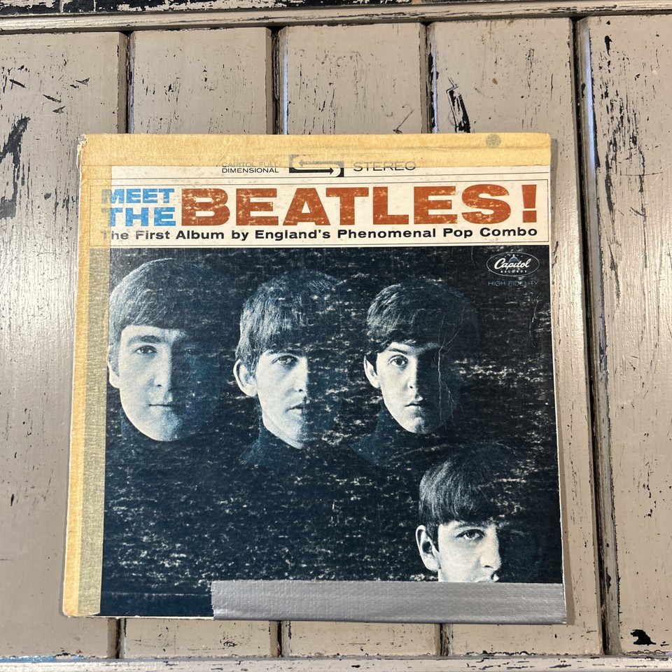 MEET THE BEATLES CAPITOL RECORDS VINYL LP # ST-2047 | eBay