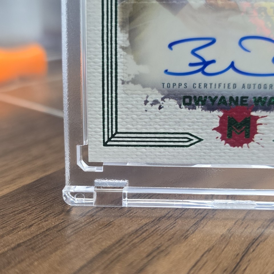 Dwyane Wade Auto /10 Topps Legends of the Court On-Card Autograph Heat ...