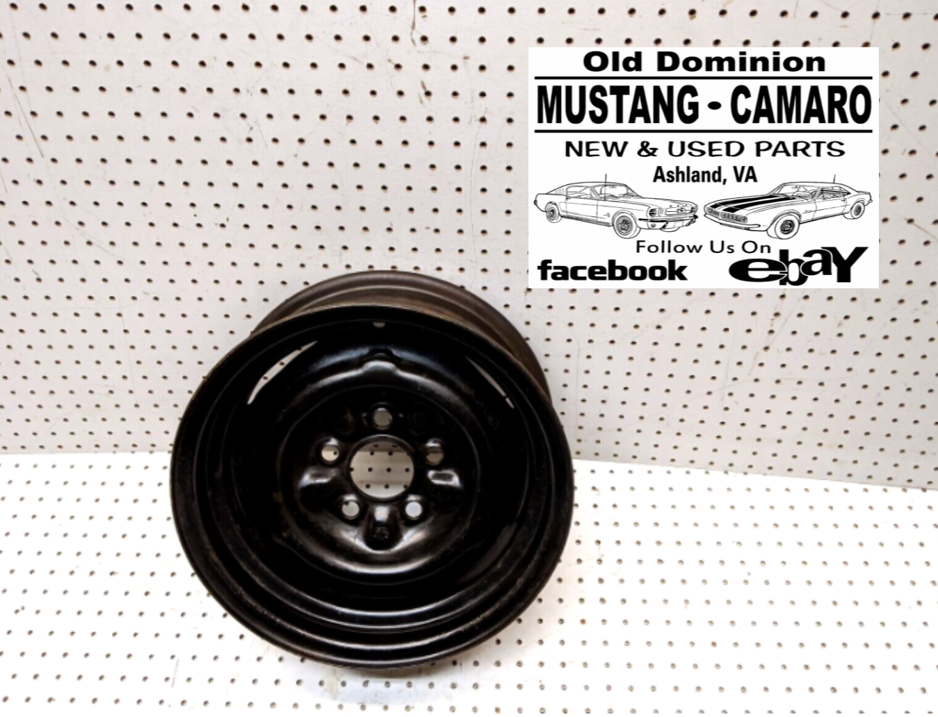 1960's Ford V-8 14" x 6" Steel Wheel - 5 Lug | eBay