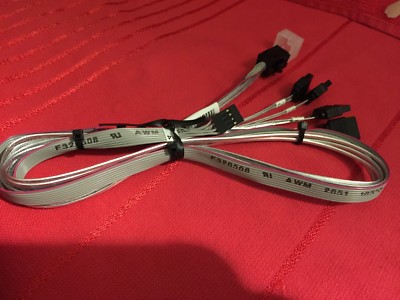 Supermicro Mini-SAS/SATA Data Transfer Cable ,CBL-SAST-0591,SILVER,FAST ...