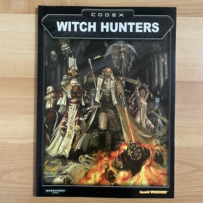 Warhammer 40k Witch Hunters Codex Rulebook Softcover 2003 Games ...