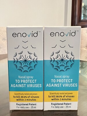 2x Enovid Nasal Spray - Protect Against Viruses. Exp. 1/2026 | eBay