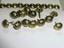 100 x UPHOLSTERY NAILS / STUDS / TACKS / PINS (Fourteen Finishes ...