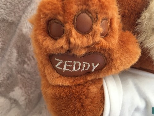 Vtg Zellers Zeddy Brown Teddy Bear Cuddle Wit Creations Canadian Retail ...