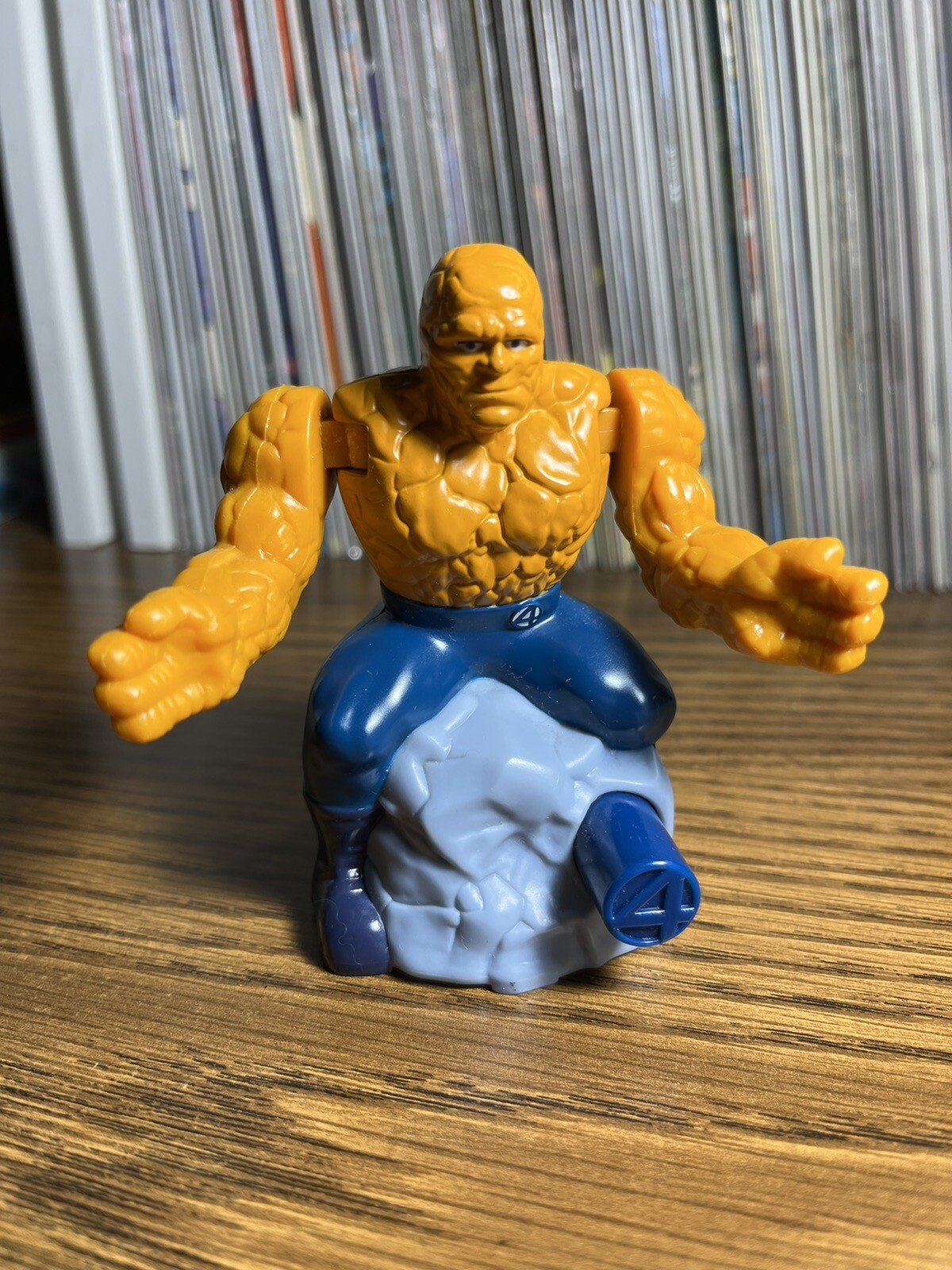THE THING 3IN w/THUNDERCLAP ACTION & SOUND FANTASTIC 4 MARVEL BURGER KING 2005 | eBay