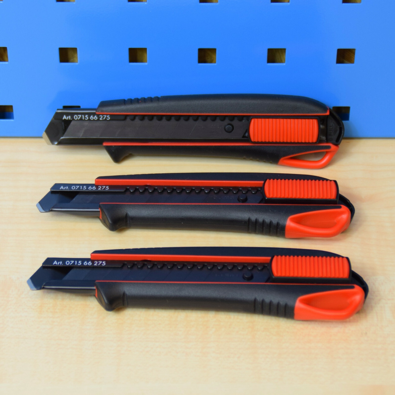 3x Würth 2K Cuttermesser 18mm + 9 Klingen extrem Scharf 071566275 ...