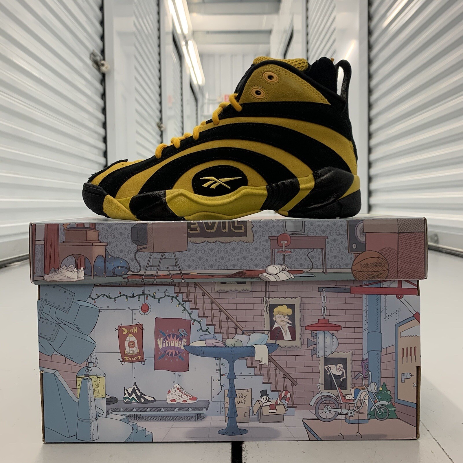 New Reebok Shaqnosis Minion Shaq Fu Shaq Basketball Shoes FX3343 Mens ...