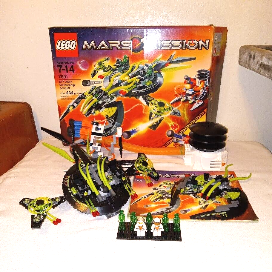 LEGO Space: Mars Mission: Etx Alien Mothership Assault #7691, 100% ...