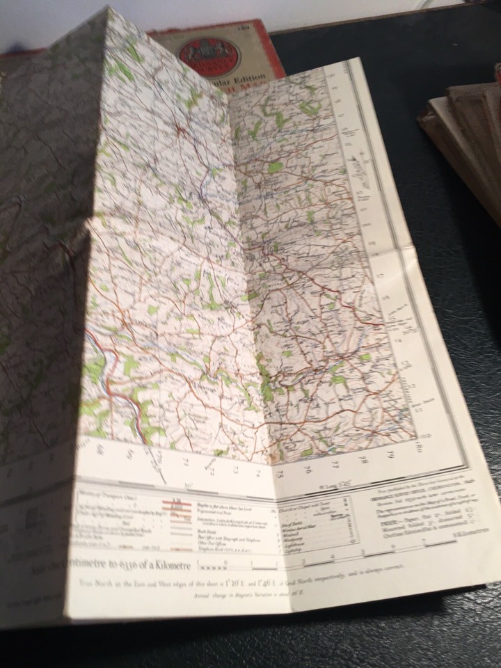 Ordnance Survey Map One Inch 6th Edition 1946 maps choose 1 or more ...