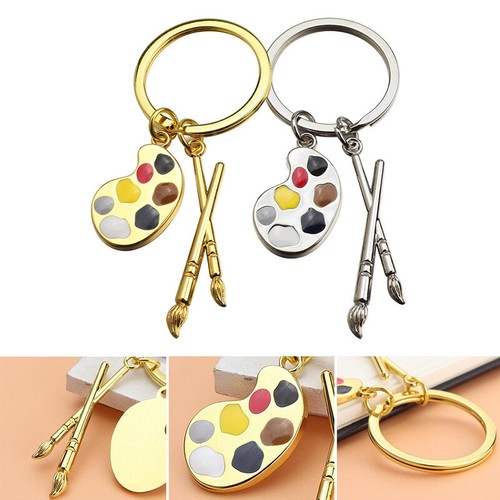 Paint Palette Keychain Handmade Brush Palette Paint Pen Keychain ...