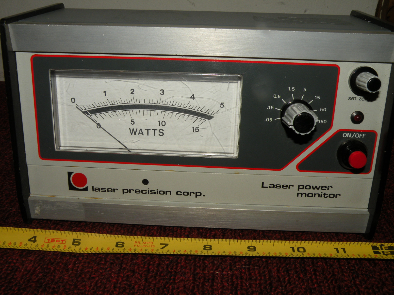 Laser Precision Corp. Rt-150F Laser Power Monitor | eBay