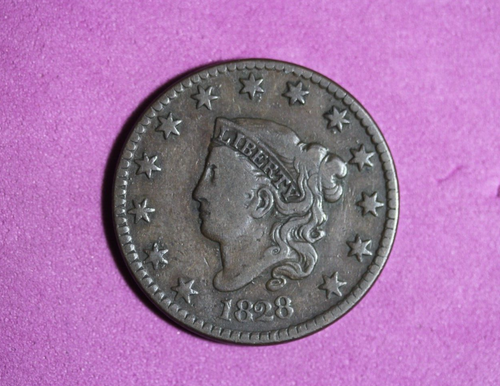 1828- Head Large One Cent Coin #P17600 | eBay