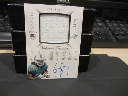 National Treasures Rookie Autograph Jersey Dolphins Jay Ajayi 39/99 ...