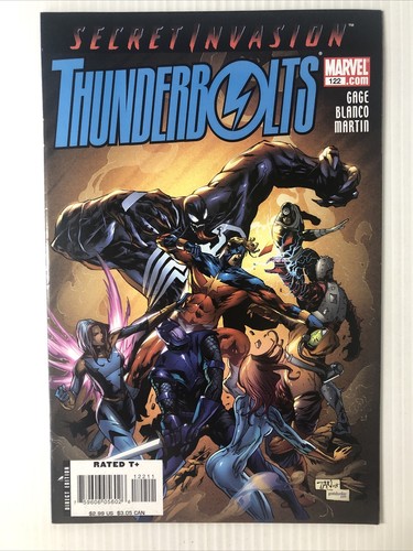 Thunderbolts #122 Venom Secret Invasion 2008 Marvel Comics 8.0 VF ...