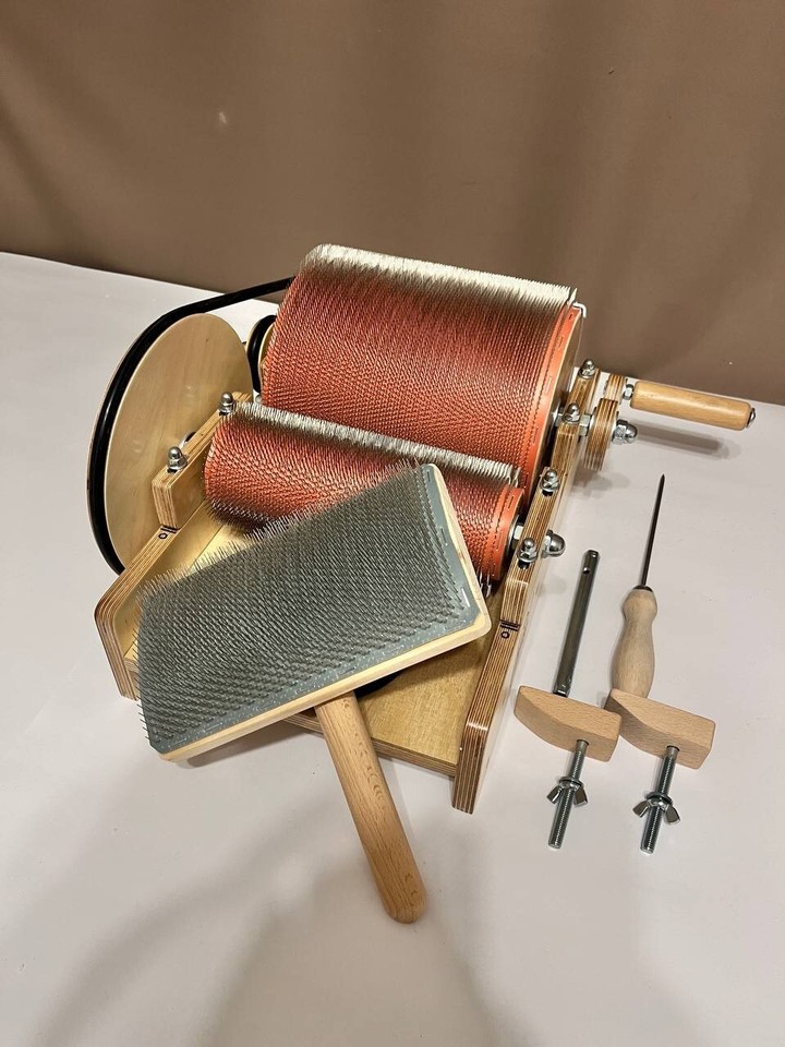 Mini Wool Carder 96 120 TPI | Drum Carding Machine for Fiber ...