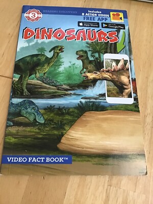 Reading Discovery - Dinosaurs - Reading Level 3 - Video Fact Book | eBay