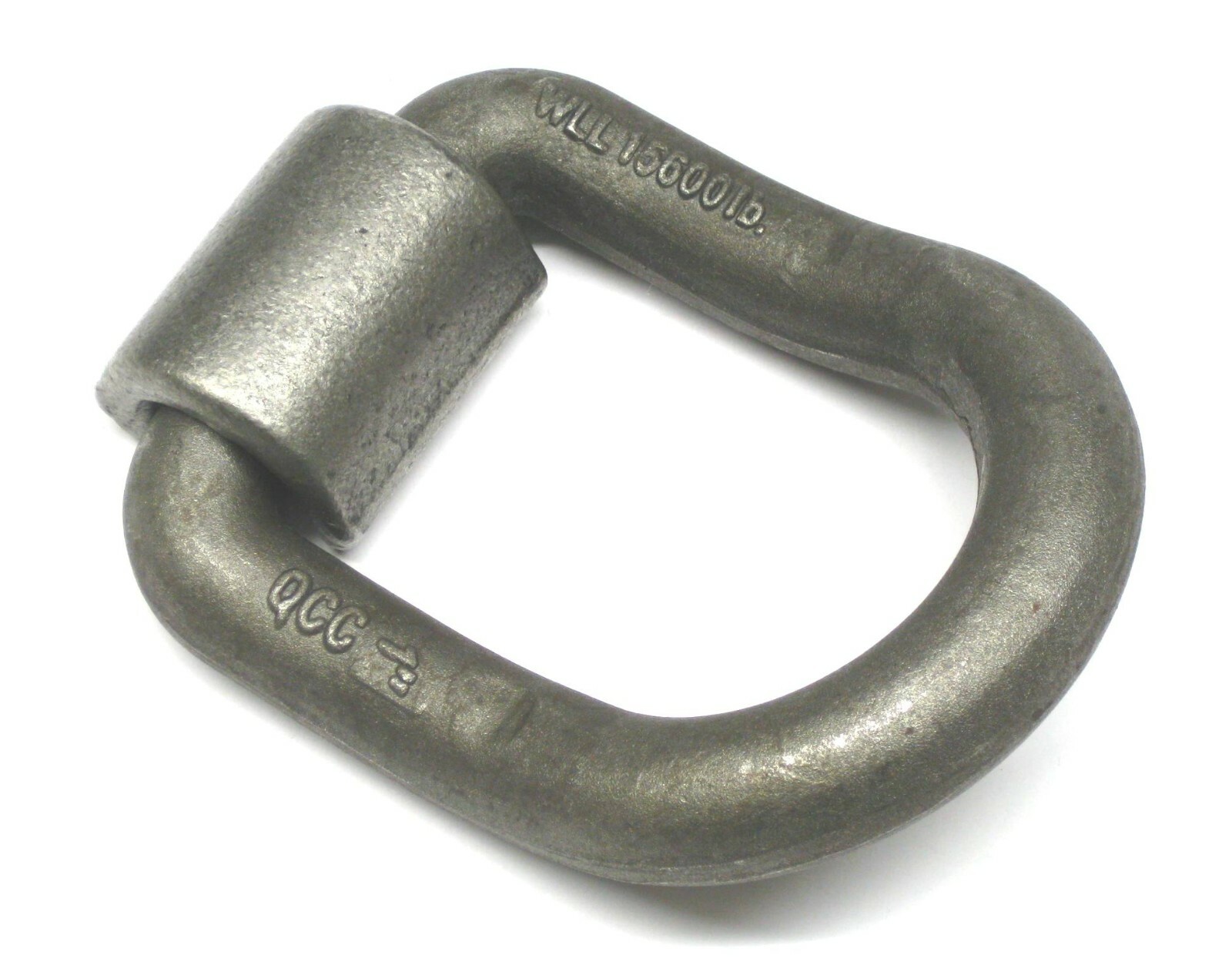 (8) 1" Weld On D Ring Bent Truck Trailer Chain Tie Down Towing Rings w ...