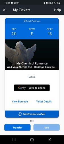 my chemical romance tickets | eBay