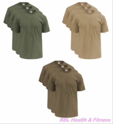 SOFFE 3-Pack OCP Men's T-Shirts - 50/50 Cotton Poly - M280 Olive, Sand ...