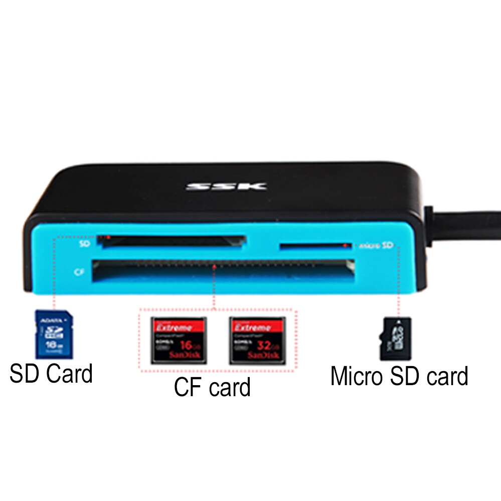 USB 3.0 2.0 New All In One Micro SD HC SDXC TFLASH CF Multi Memory Card ...