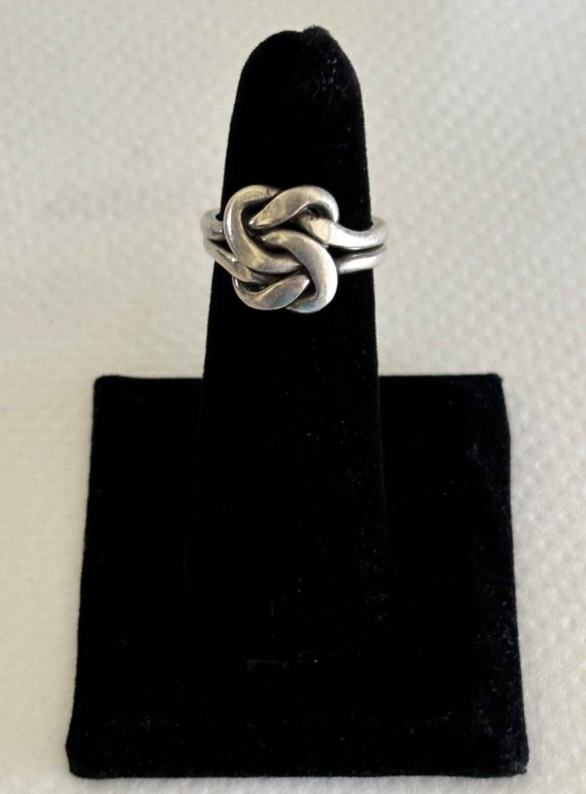 Sterling Silver Double Knot Promise Ring Silver Women… - Gem