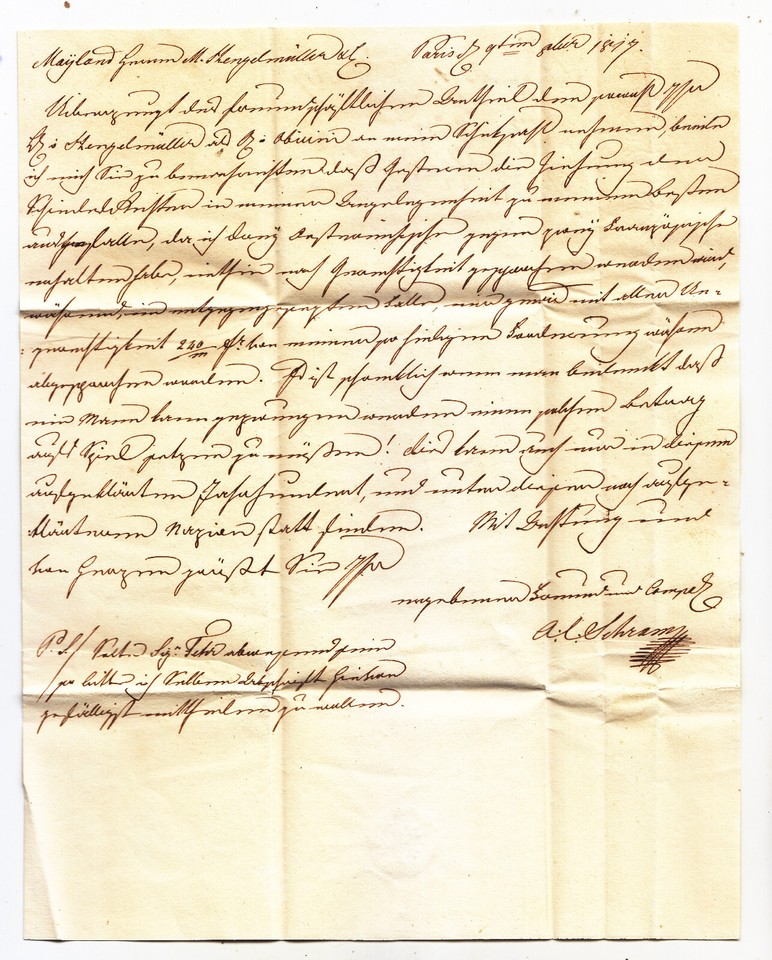 RR26-INCOMING Mail-Pref.paris X Milano 1817 | eBay