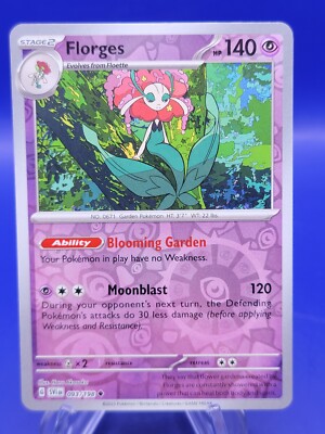 093/198 Florges Reverse Holo Uncommon Scarlet and Violet Pokemon TCG | eBay