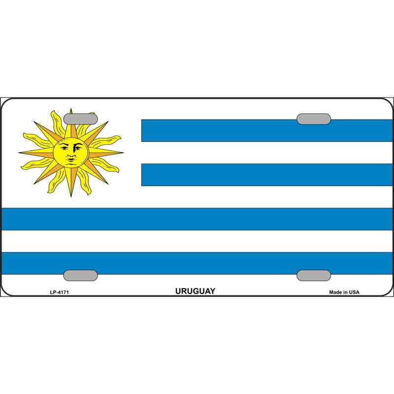 Uruguay Flag Metal Novelty License Plate Tag LP-4171 | eBay