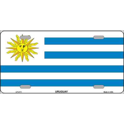 Uruguay Flag Metal Novelty License Plate Tag LP-4171 | eBay