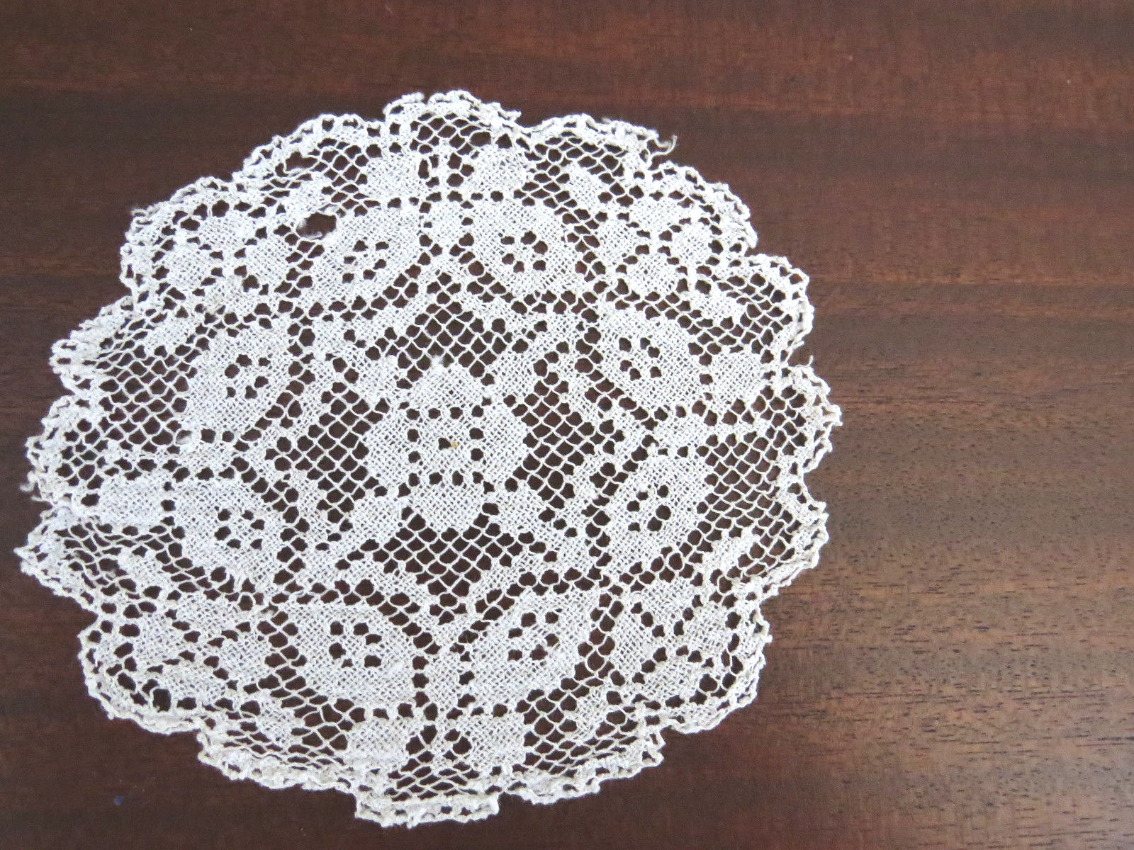 FOUR VINTAGE White Lace Coasters - Barware Cocktails Tea Parties ...