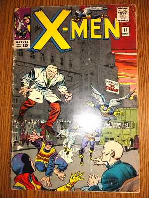 Uncanny X-men #11 Stan Lee & Jack Kirby Key GVG 1st Stranger Magneto ...